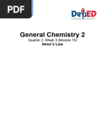General Chemistry 2 Q4 Module 2 1 | PDF | Chemical Equilibrium ...