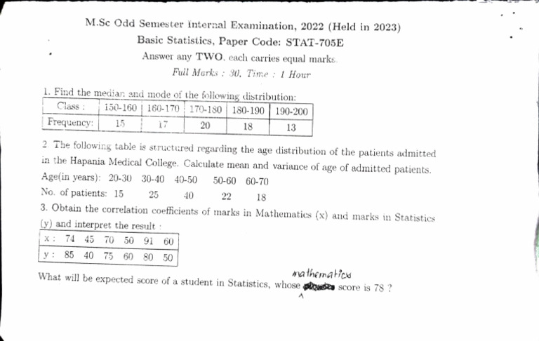 Basic Statistics Pdf