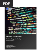 Modul Ajar Coding Pertemuan 1 Kelas 6 | PDF