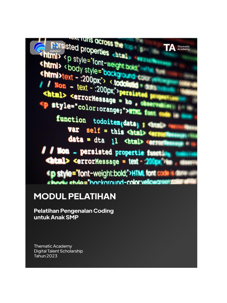 Modul Pelatihan Pengenalan Coding SMP | PDF