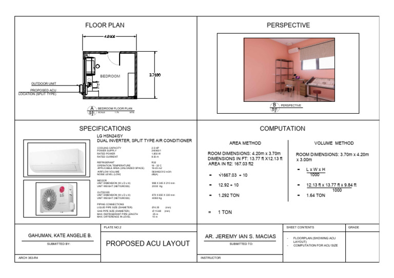 Floor Plan Perspective: Proposed Acu Layout | PDF | Building ...