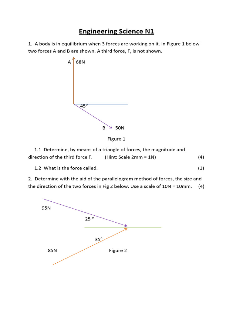Engeneering Science N1 Module 2 | PDF