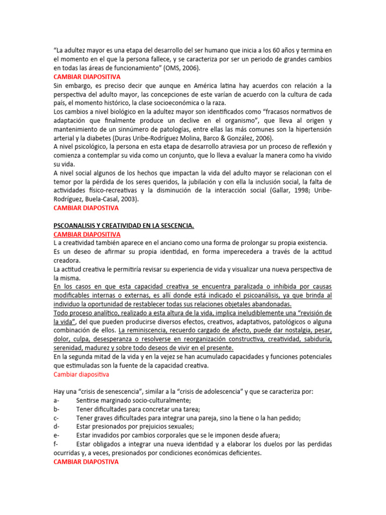 Adultos Mayores | PDF | Demencia | Vejez