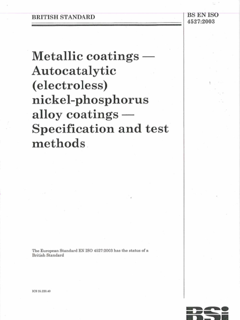 Iso 4527 (2003) | PDF