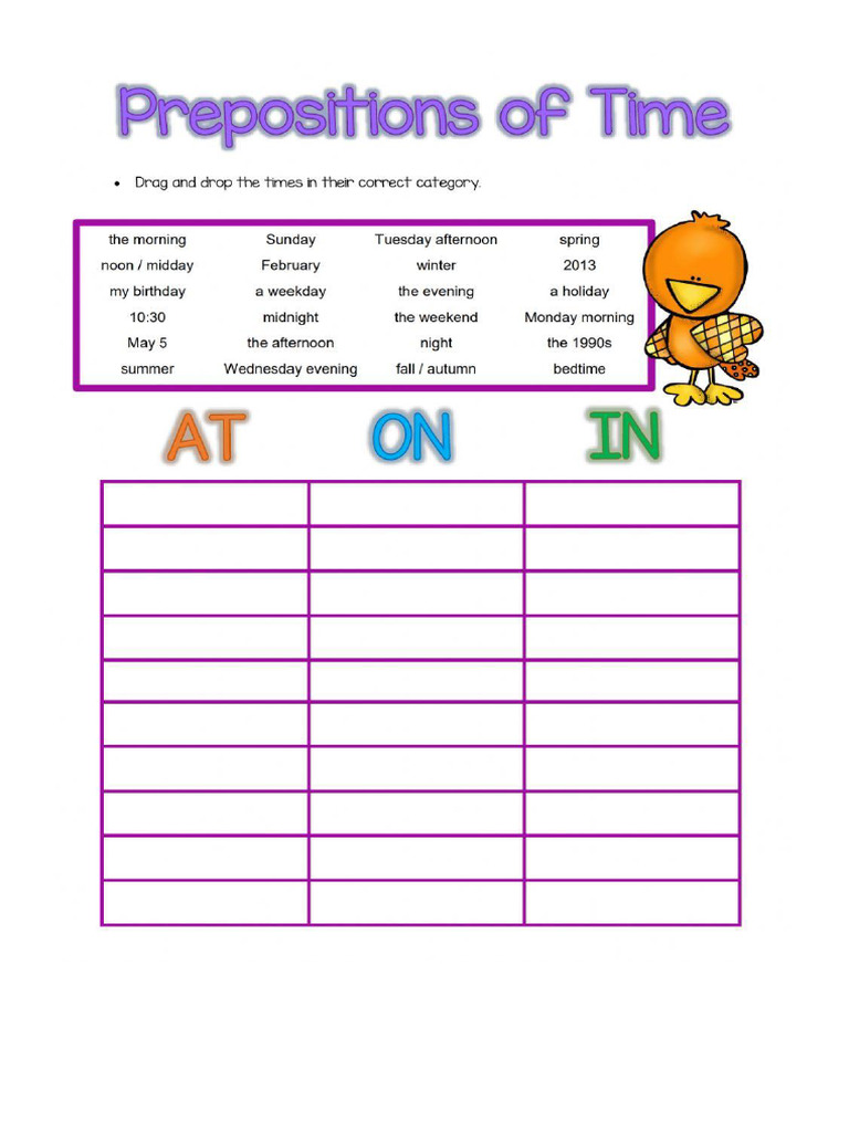 Prep of Time | PDF