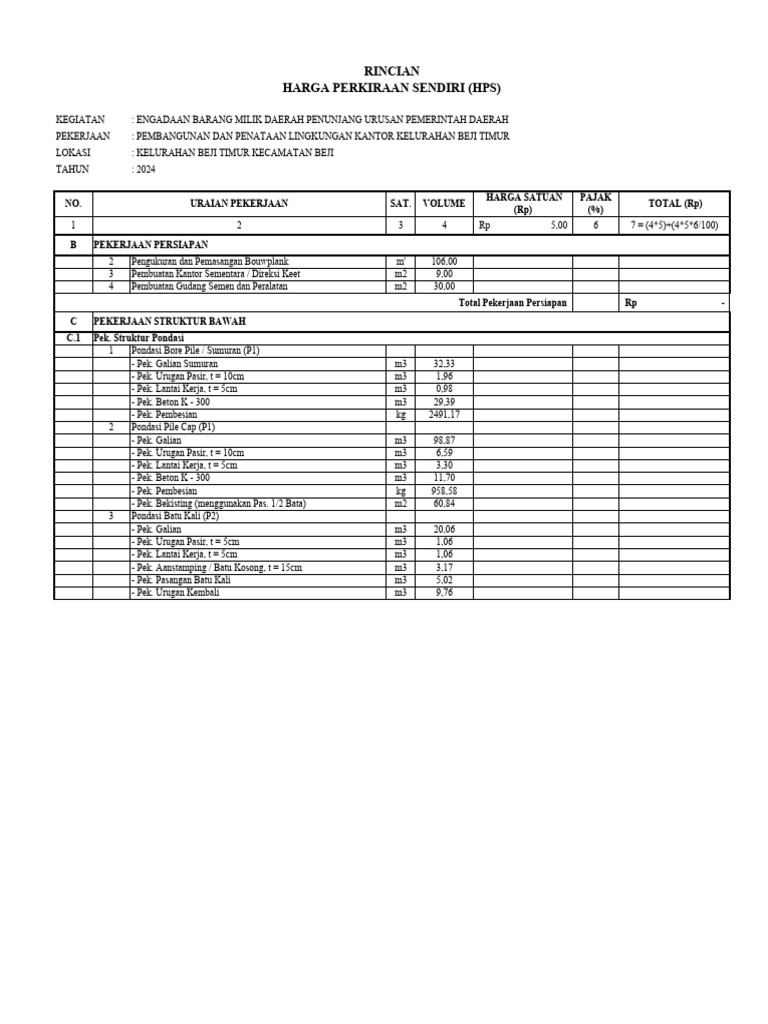 Mpu Kel. Beji Timur Form r1 | PDF