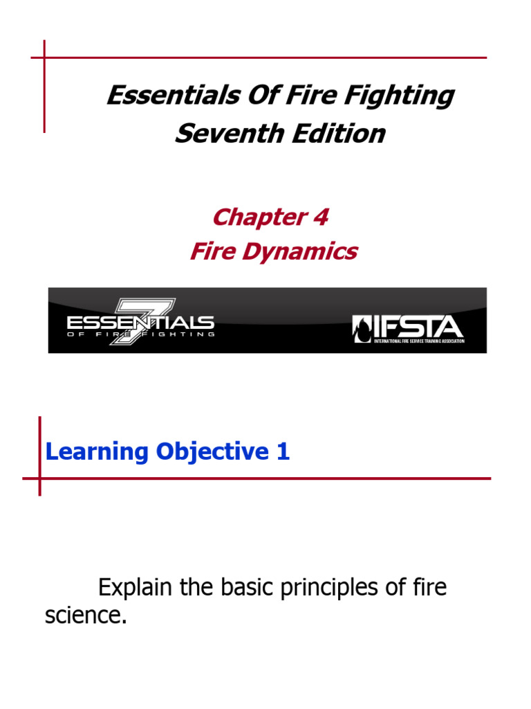 Chapter 4 Presentation | PDF | Combustion | Fires