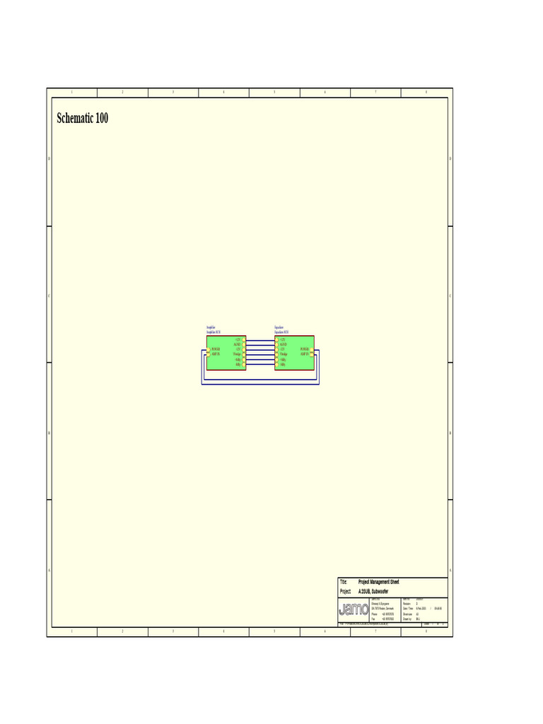Jamo A2 Sub SCH | PDF | Analog Circuits | Electronic Engineering
