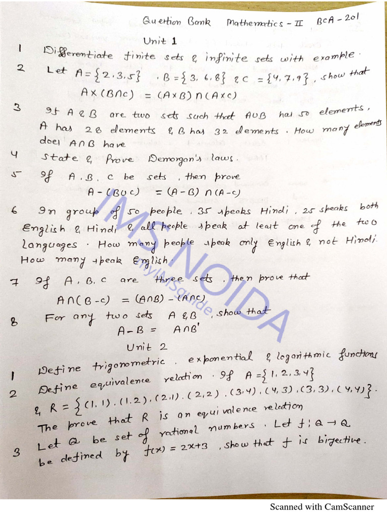 Maths III Question Bank - Image.Marked | PDF