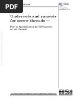 DIN 76 Standards for Thread Undercuts | PDF | Metalworking | Machining
