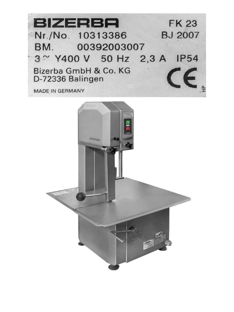 Bizerba FK23 | PDF