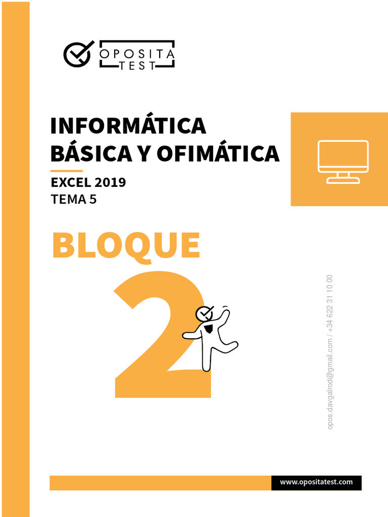 Opo - T5 - B2 - informaticaExcelFIN v1 0 0 1 | Descargar gratis PDF | Microsoft Excel | Hoja de ...