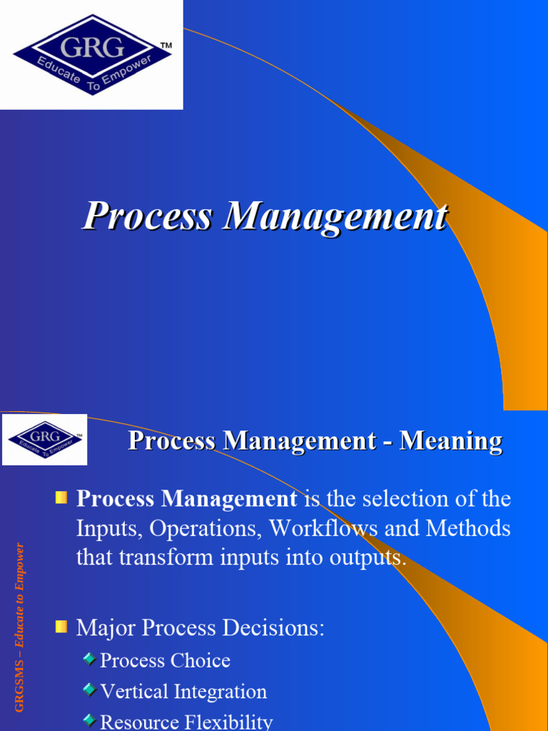 OPM 2 - Process Management | PDF | Business Process Management | Automation