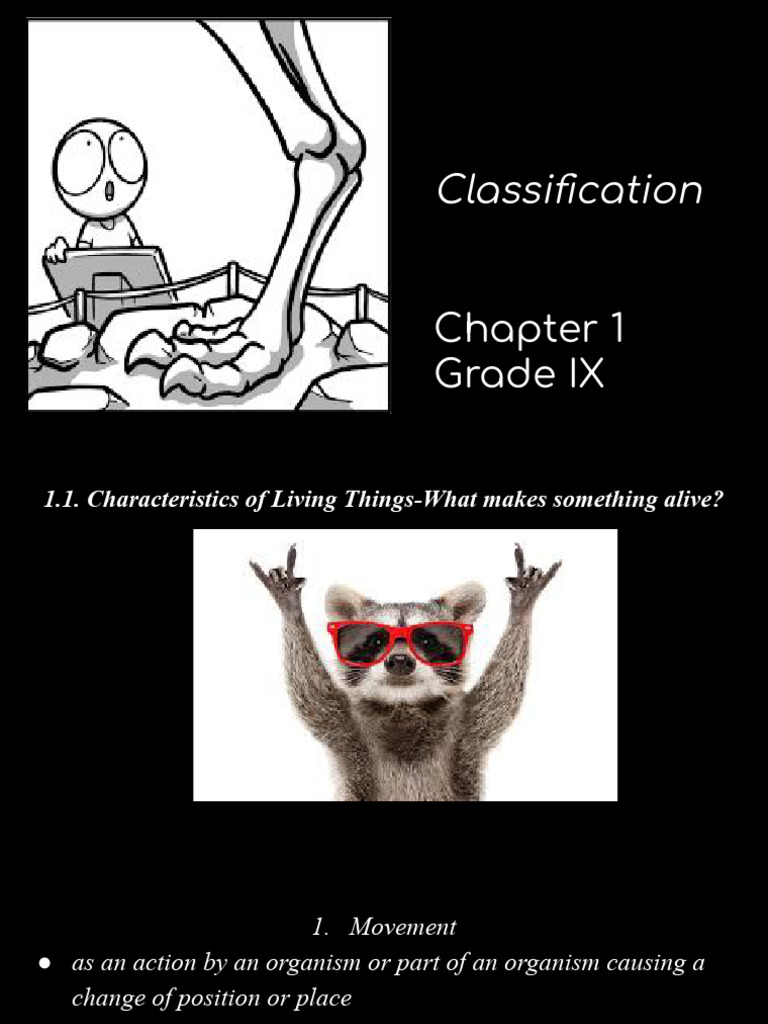 Characteristics and Classification of Life | PDF | Cell (Biology) | Biology
