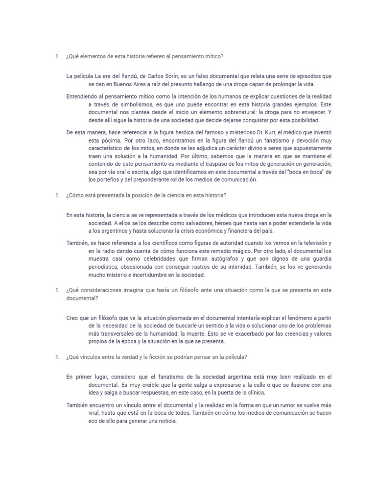 TP FILOSOFÍA Virtual Uade | PDF | Pensamiento