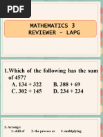 Reviewer For Ellna English Grade 3 | PDF | Language Arts & Discipline