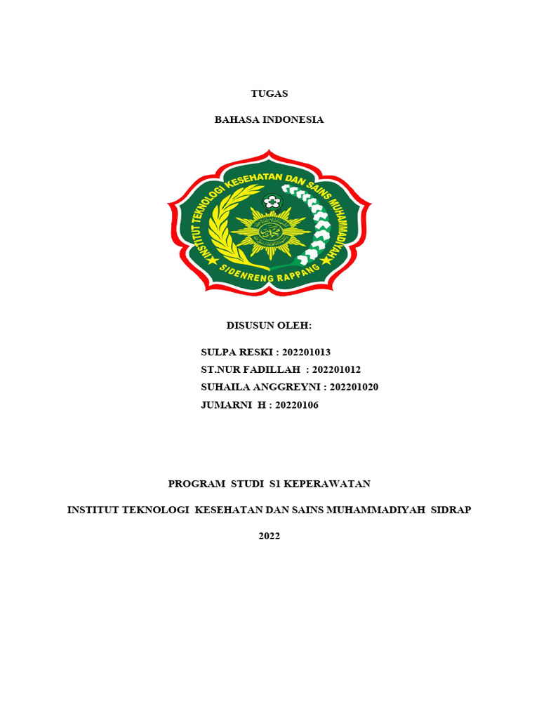 Tugas Makalah Bhs Indonesia | PDF