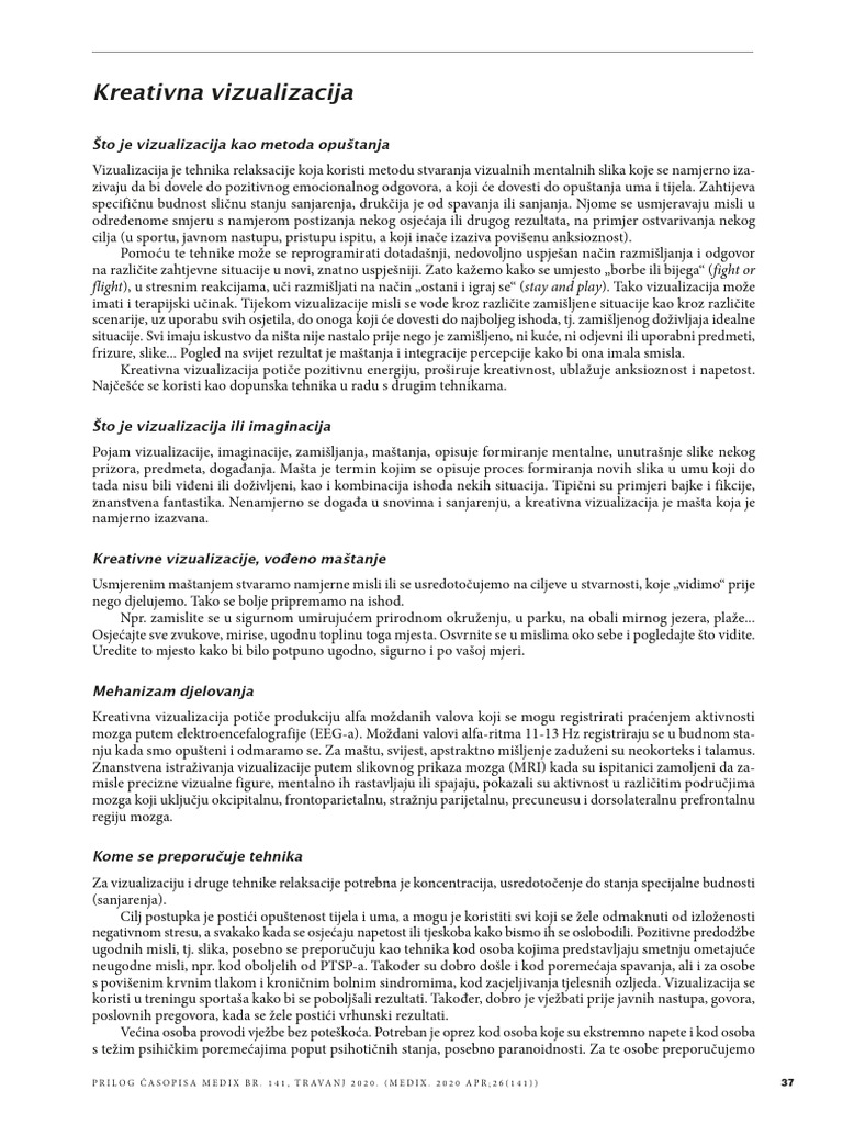 8 - Kreativna Vizualizacija | PDF