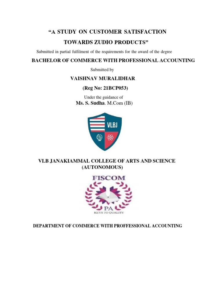 Zudio Project | PDF | Consumer Behaviour | Brand