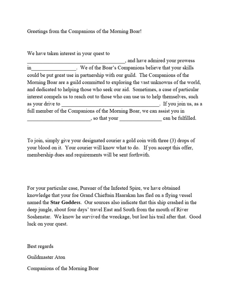 Spire Invitation Guild | PDF