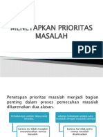 Metode Manajemen CARL Dalam Menentukan Prioritas Masalah | PDF