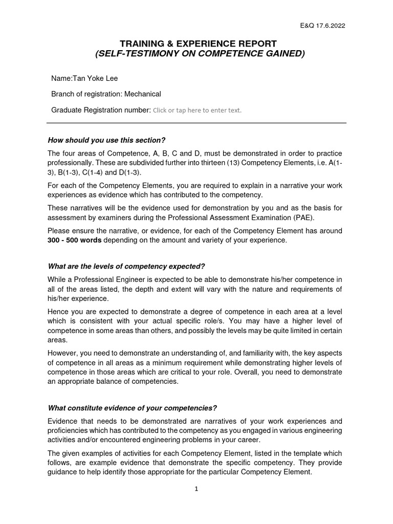 Sample Pae Report Pdf Engineering Pump