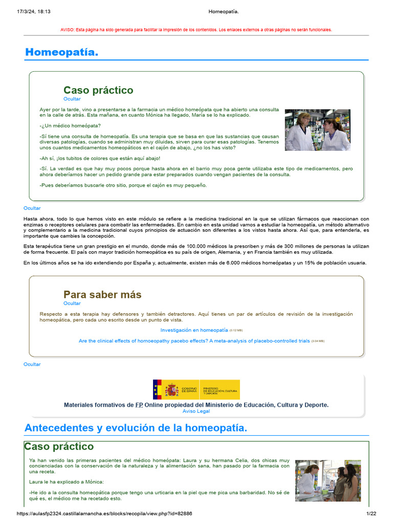 Homeopatía_ | PDF | Homeopatía | Medicamentos con receta