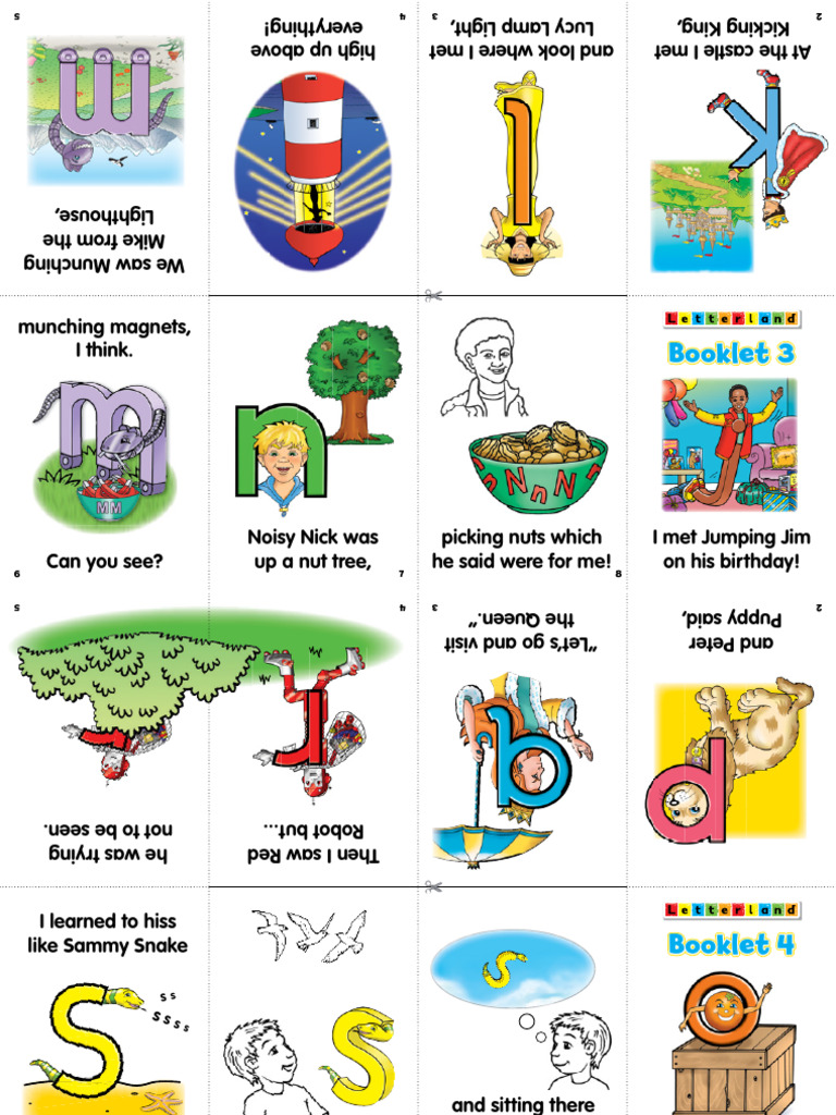 Letterland Reading Booklet 3-4+instructions | PDF | Home & Garden
