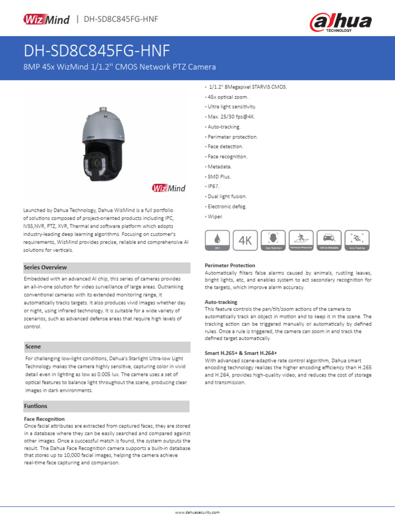 SD8C845FG-HNF Datasheet 20220830 | PDF | Camera | Digital Technology