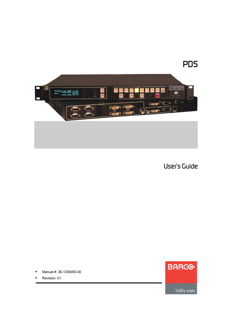 Barco-PDS-902-User-Guide | PDF | Waste | Electromagnetic Interference