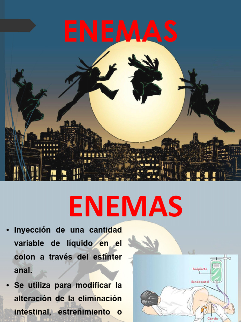 Enemas POWER 1ER AÑO | PDF | Estreñimiento | Tracto gastrointestinal