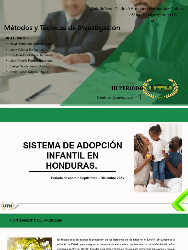 Sistema de Adopción en Honduras-1-2 | PDF | Adopción | Familia