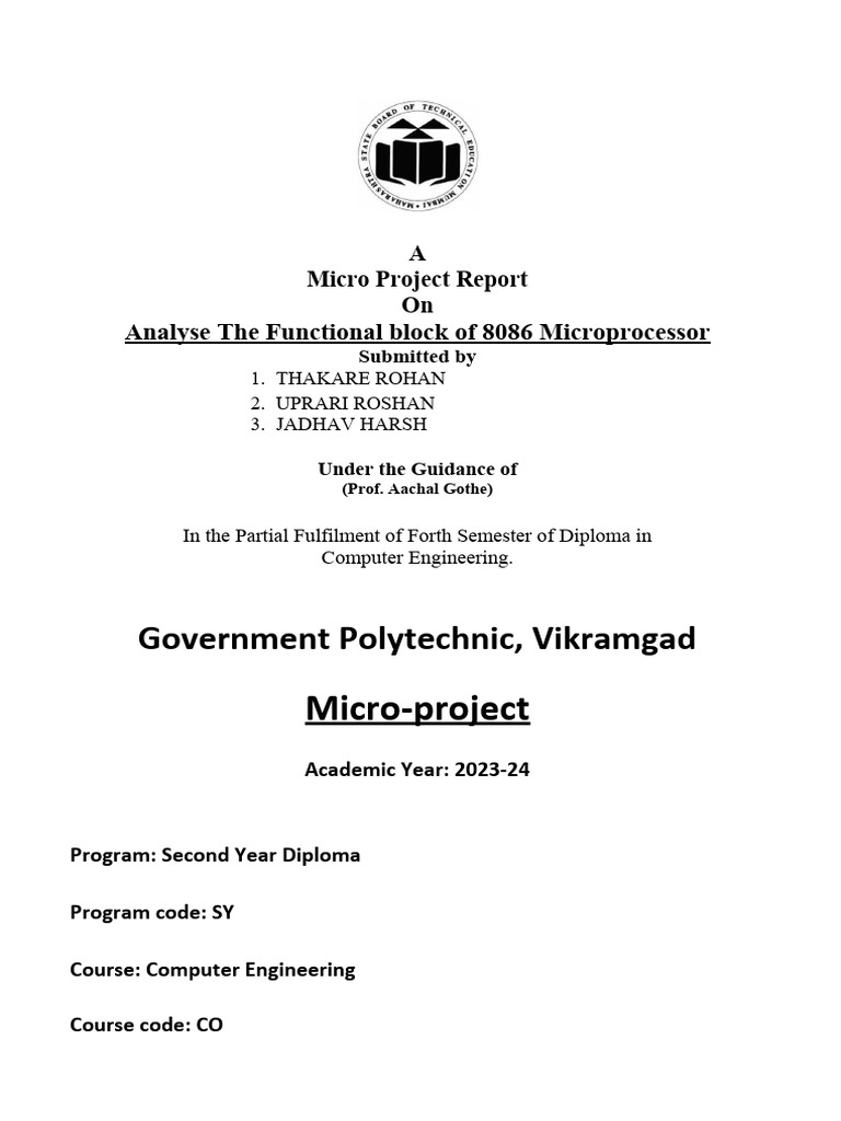MIC PROJECT DONE | PDF | Central Processing Unit | Office Equipment