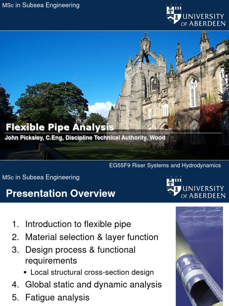 MSc in Subsea Engineering - Flexible Pipe Analysis Lecture JP 2023 | PDF | Stress (Mechanics ...