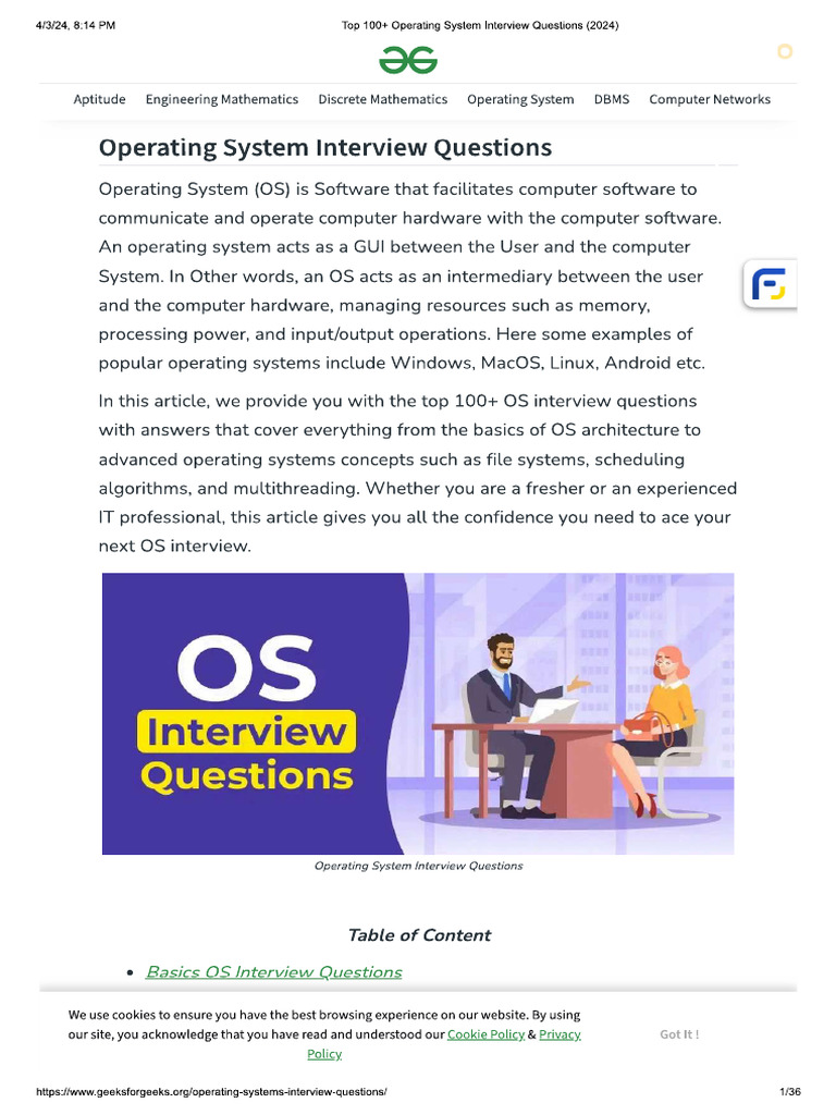 OS Interview Q | PDF