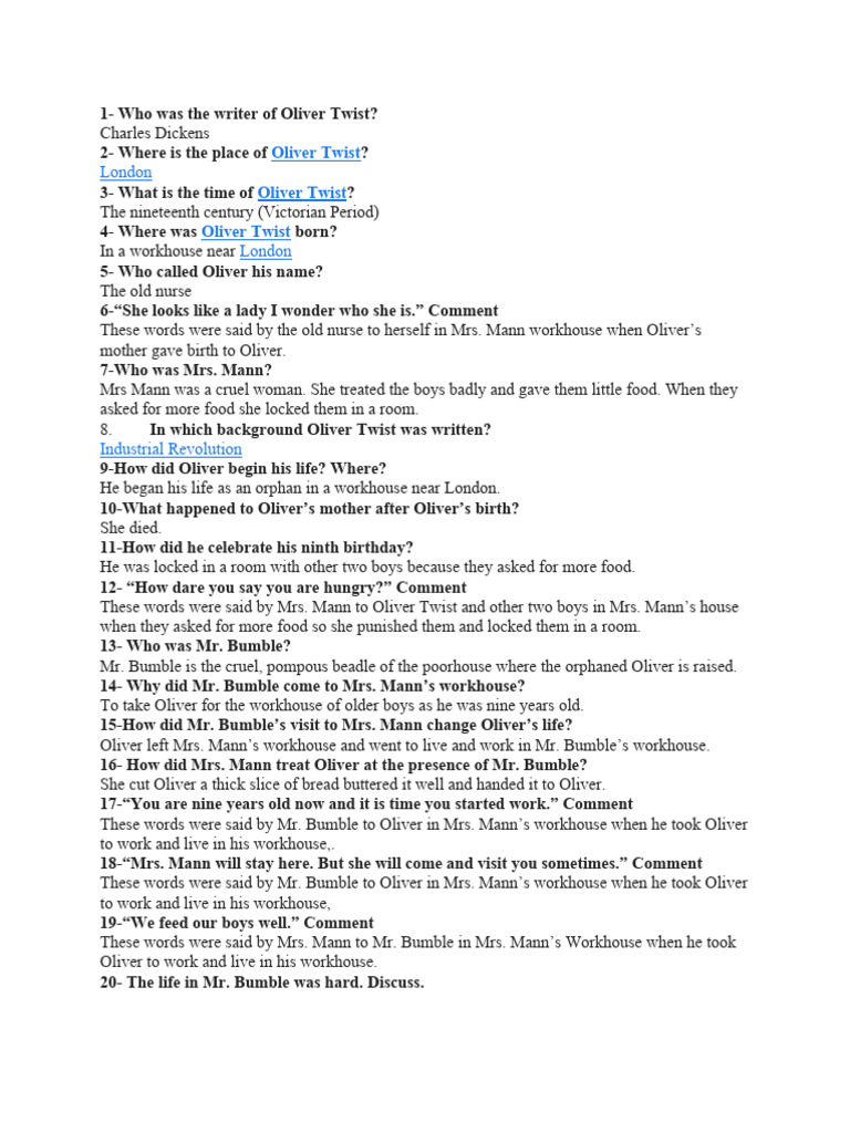 Oliver Twist | PDF | Nancy (Oliver Twist) | Fagin