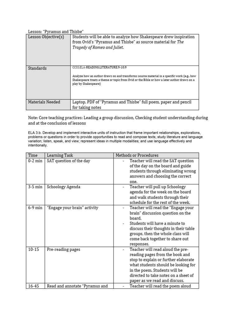 observation 3 lesson plan | PDF | Teachers | Cognitive Science