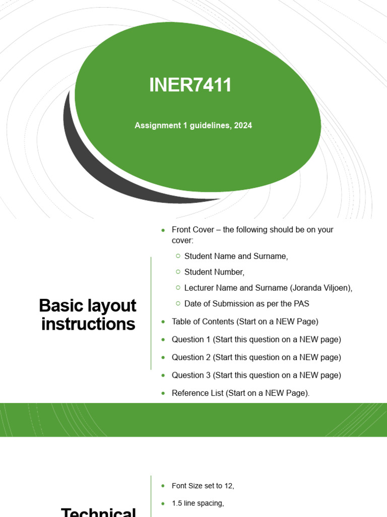 INER7411 Assignment 1 Breakdown 2024 | PDF | Theory | Hypothesis