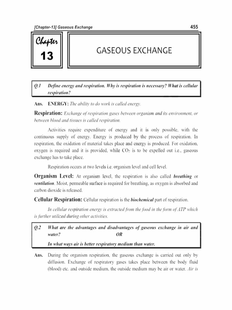 Chapter 13 Biology Notes 11th Class | PDF