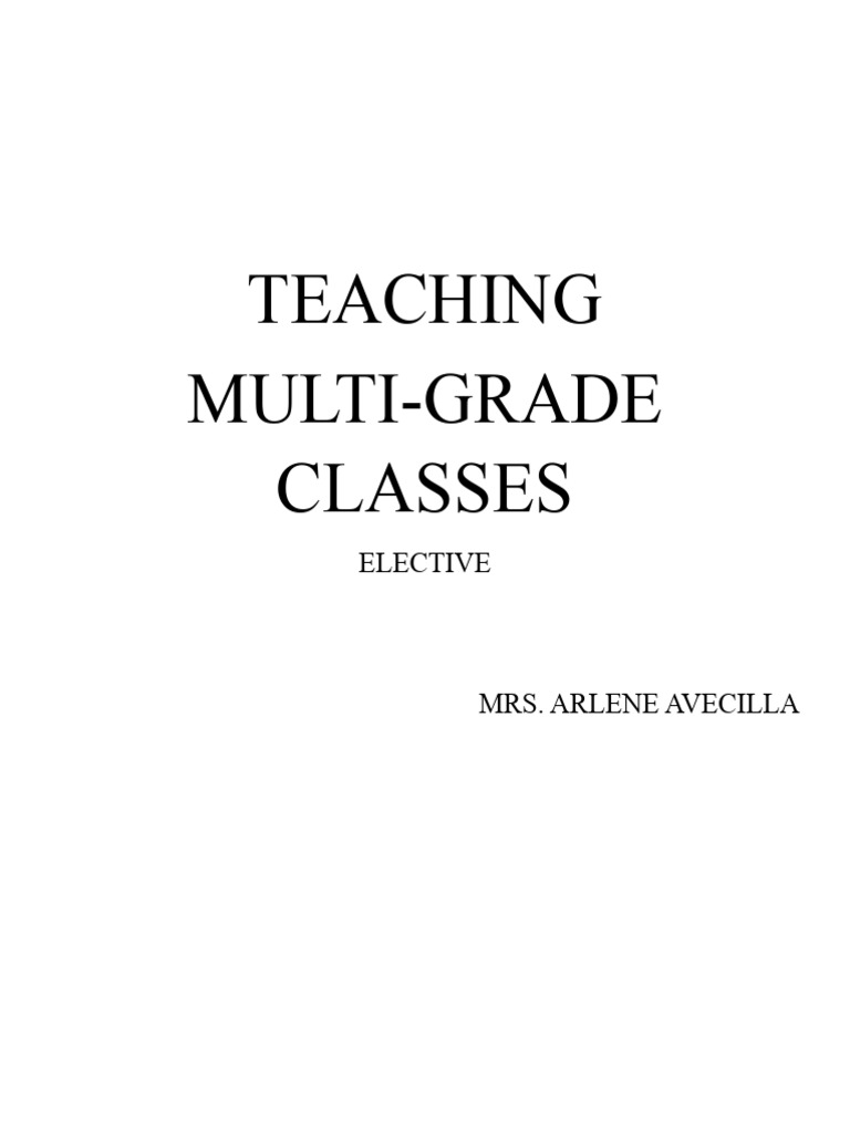 ELECTIVE LECTURE | PDF | Differentiated Instruction | Learning