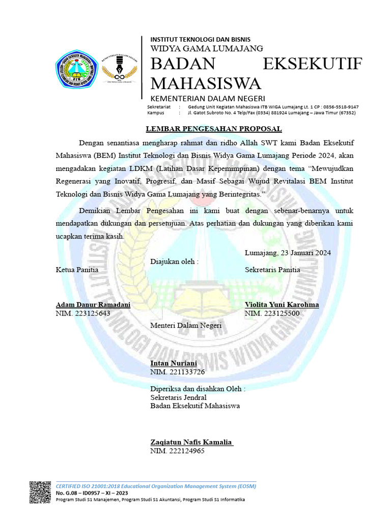 Proposal LDKM 24 FIX NEMEN | PDF