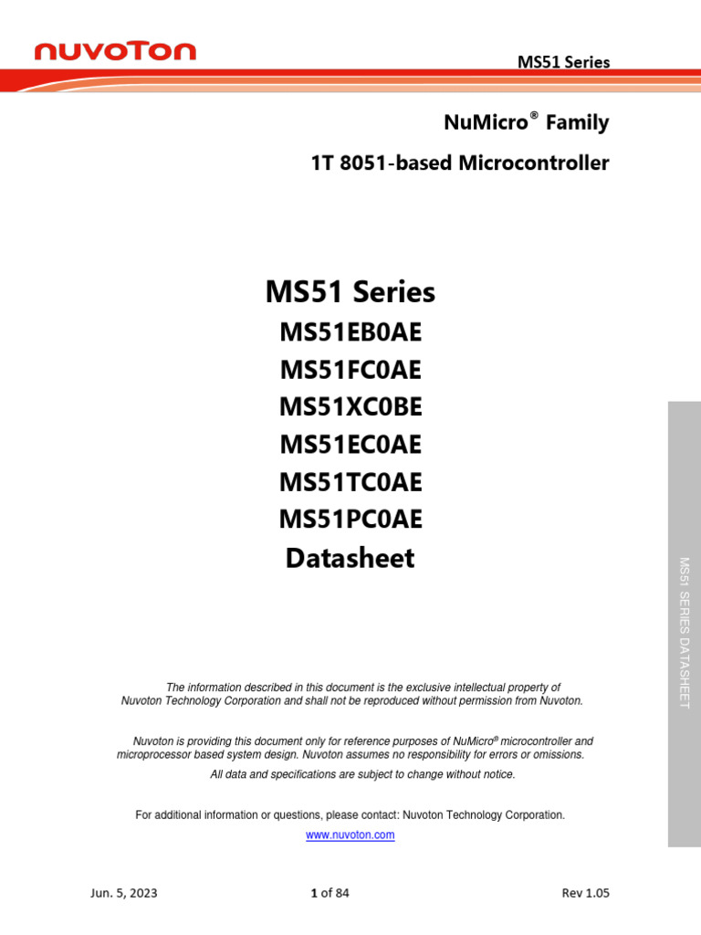 En-Us - DS MS51EB0AE MS51FC0AE MS51XC0BE MS51EC0AE MS51TC0AE MS51PC0AE ...