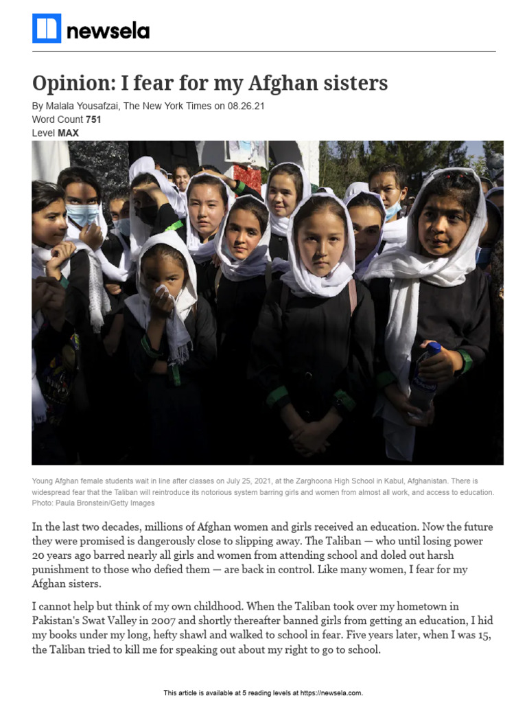 Afghan Sisters | PDF | Taliban | Afghanistan