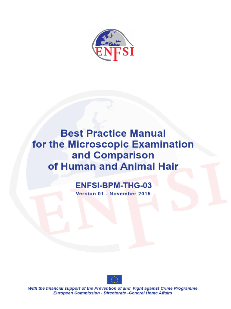 Microscopic Examination and Comparison of Human and Animal Hair 0 | PDF ...