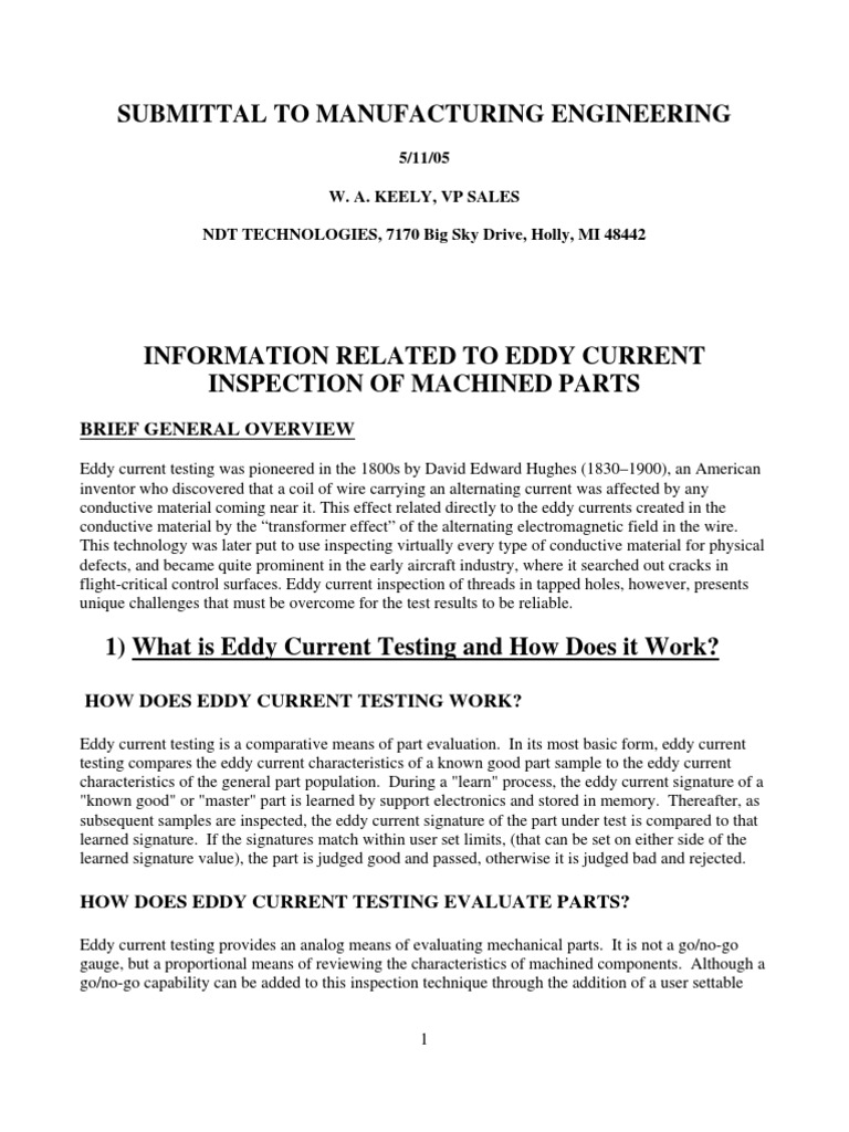 Submittal To Manufacturing Engineering | PDF | Normal Distribution ...