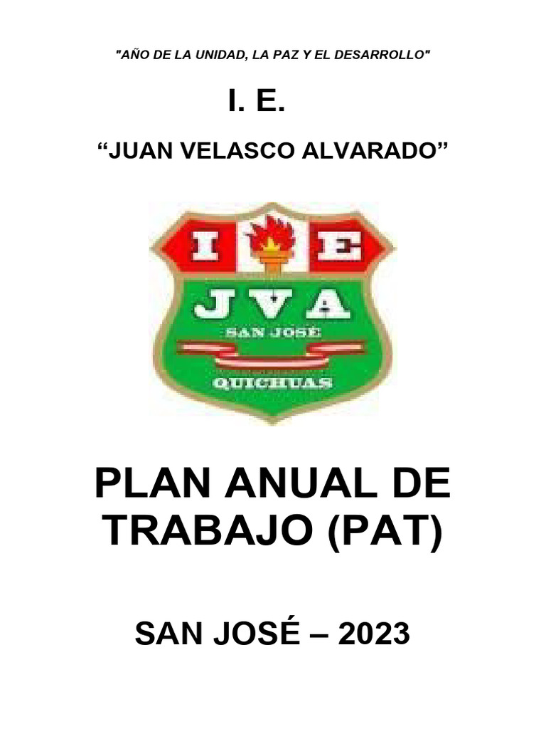 Pat Jva 2023 | PDF | Enseñando | Plan de estudios