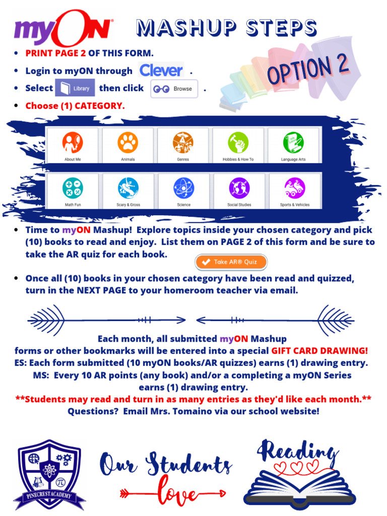 myON MashUp Information & Bookmarks | PDF