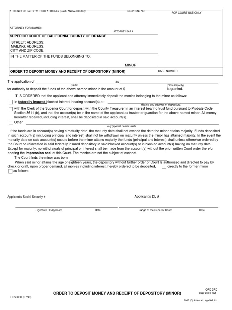 Sample Money Order Receipt PDF | PDF | Legal Deposit | Lawyer