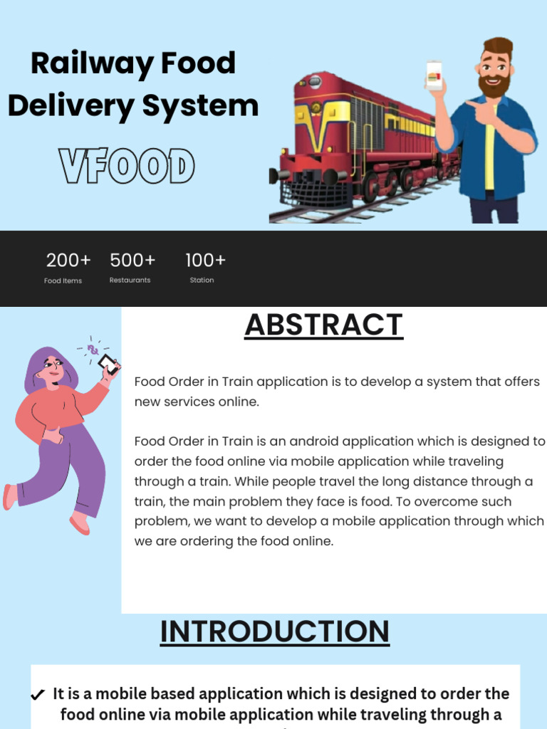 Railway Food Delivery System | PDF