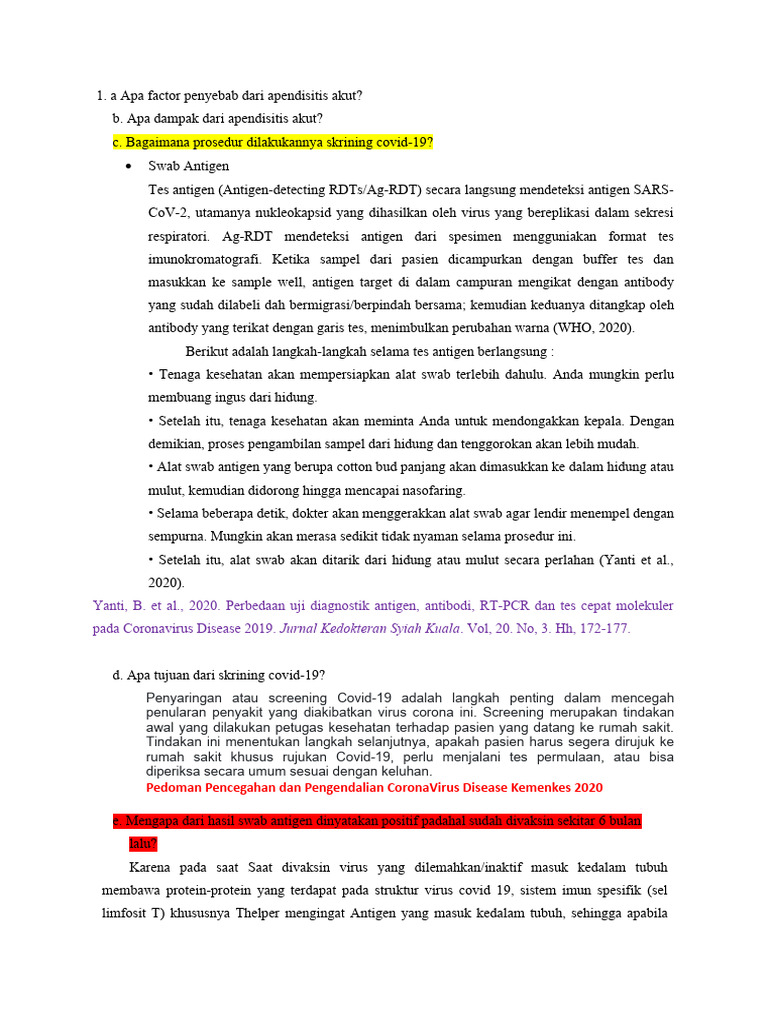 Jawaban Lidia Sken A BLOK 7 | PDF